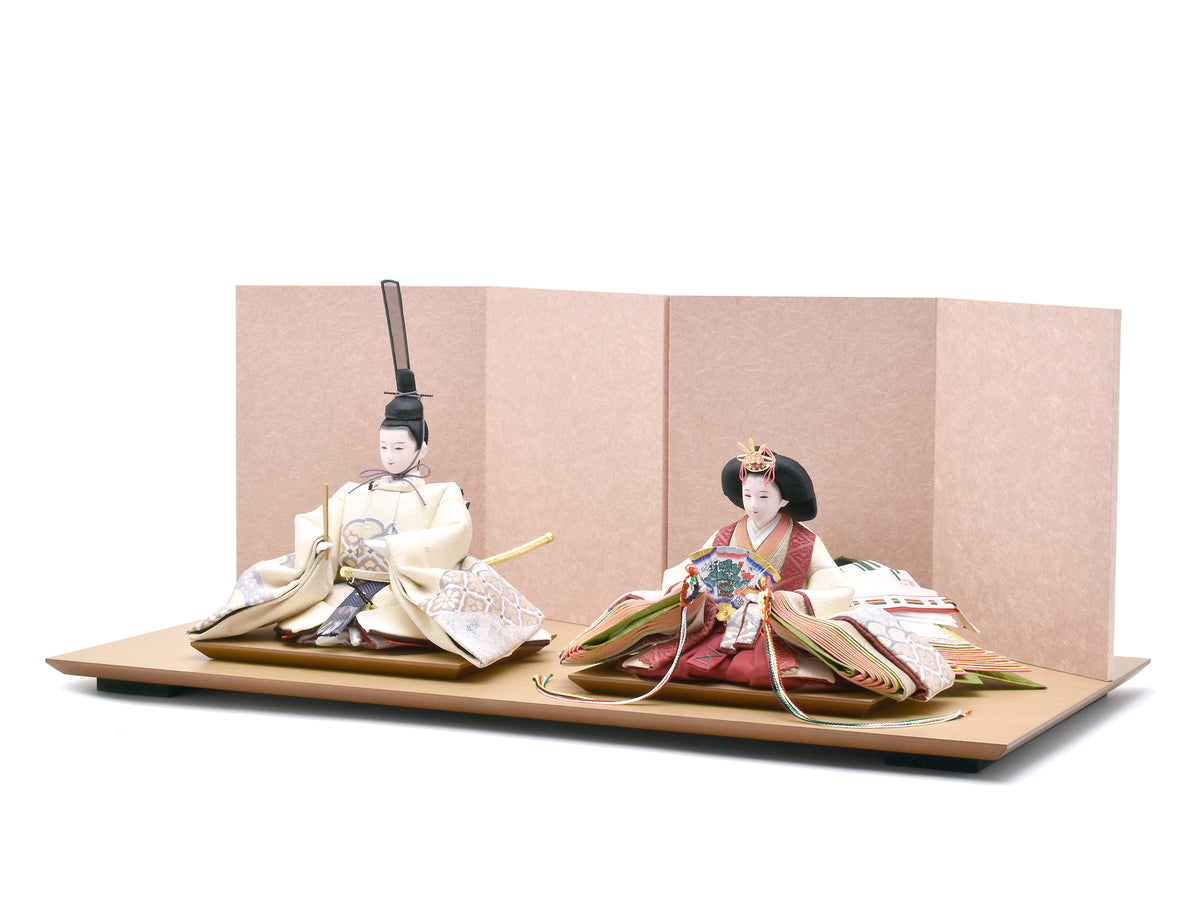 雛人形 / 清水久遊 / ひいな 縫取ちりめん｜人形の鯉徳 オンラインショップ